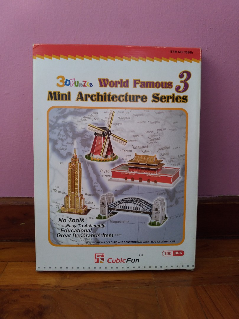 3D Puzzle - World Famous Mini Architecture Series, Hobbies & Toys, Toys ...