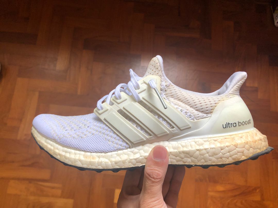 Adidas Triple White 1.0 Ultraboost OG, Men's Fashion, Footwear ...
