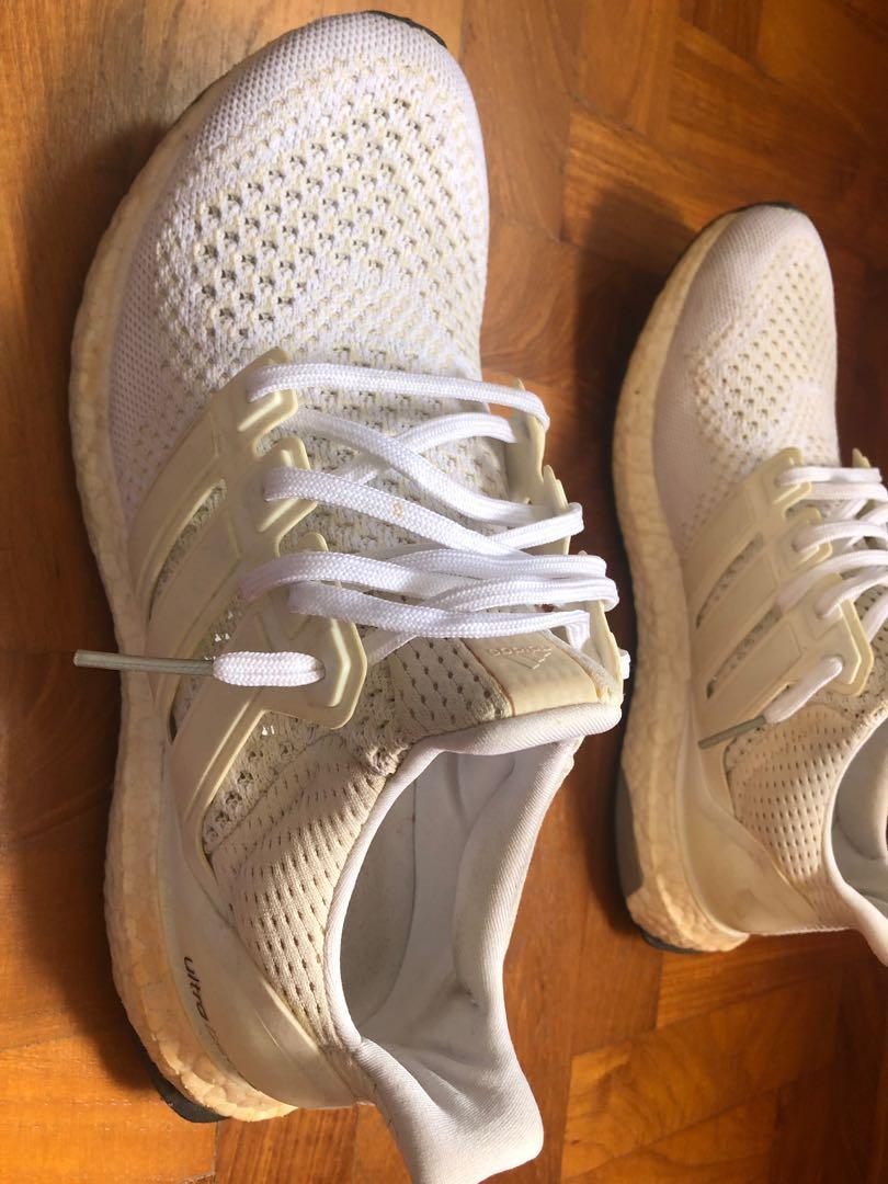 Adidas Triple White 1.0 Ultraboost OG, Men's Fashion, Footwear ...