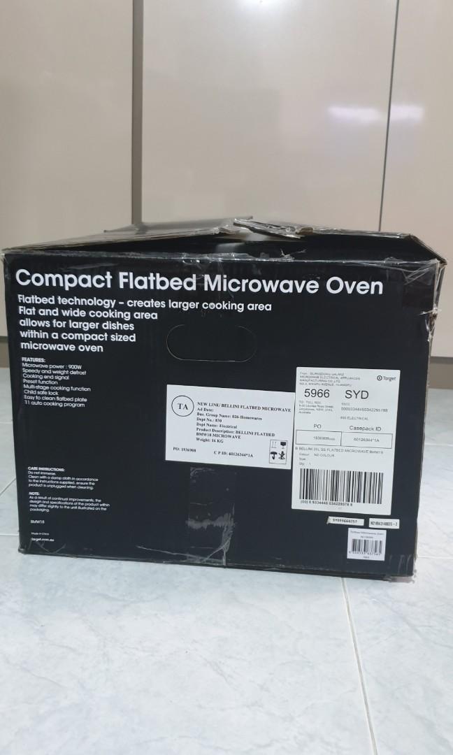 Bellini Compact Flatbed Microwave Oven 25l, TV & Home Appliances ...