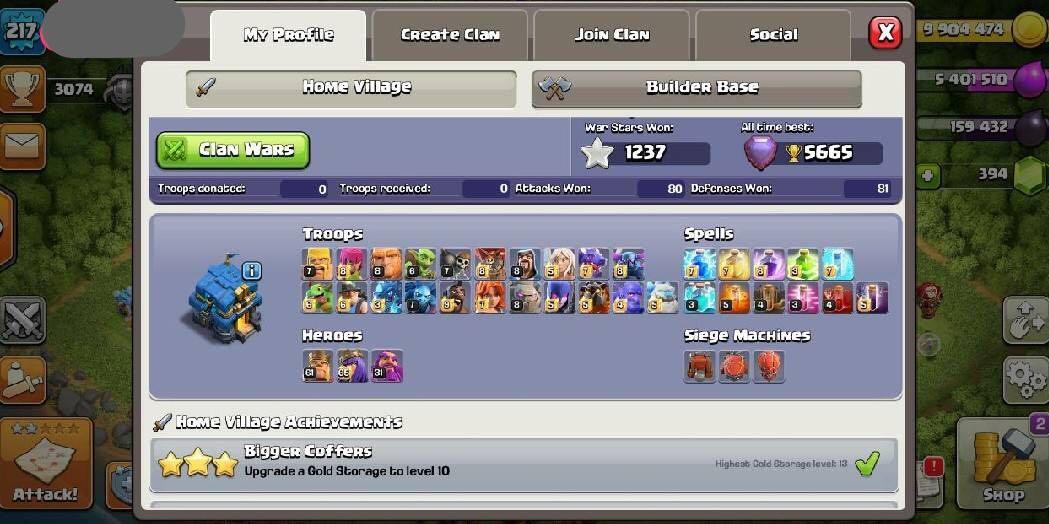 Clash Of Clans Account, Video Gaming, Gaming Accessories, Game Gift ...