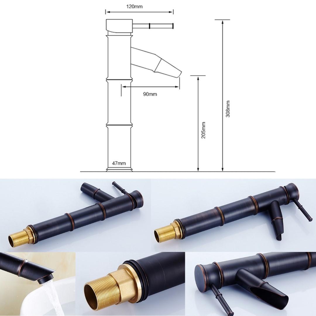 Designer Bamboo Bathroom Basin Tap / Toiet Basin Tap, Furniture & Home ...