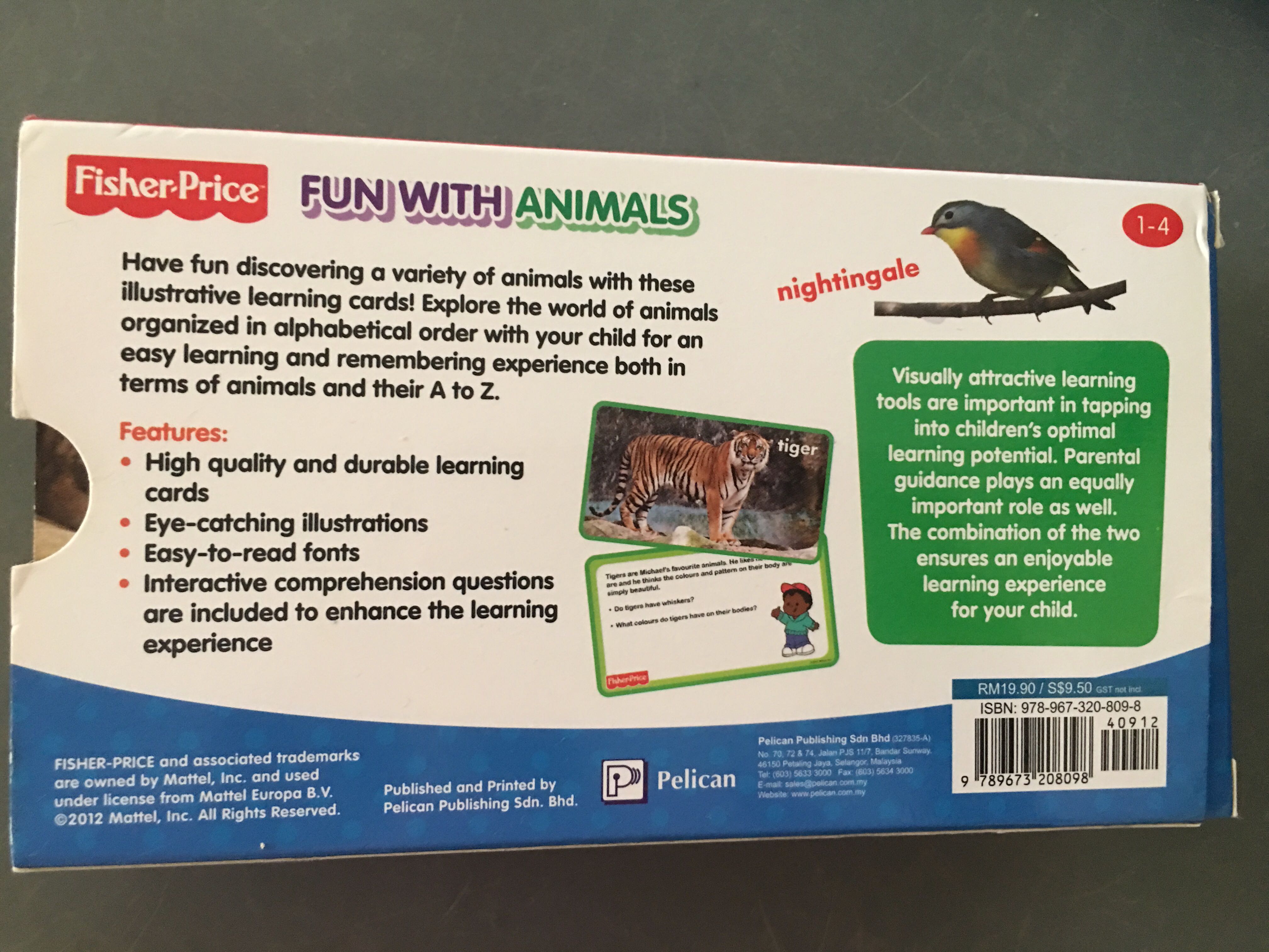 Fisher price flash cards [Animals], Hobbies & Toys, Books & Magazines ...