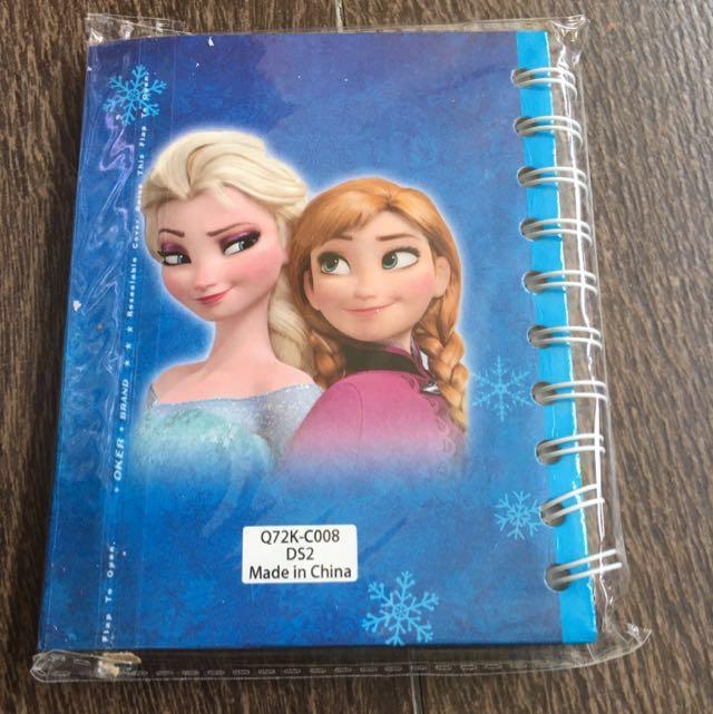 Frozen Note Book Elsa Anna Party Favours, Hobbies & Toys, Stationery ...
