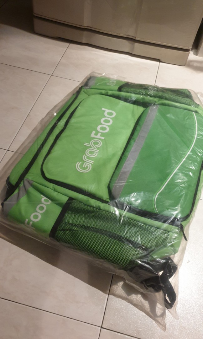 GrabFood Bag (Backpack), Sports Equipment, Hiking & Camping on Carousell