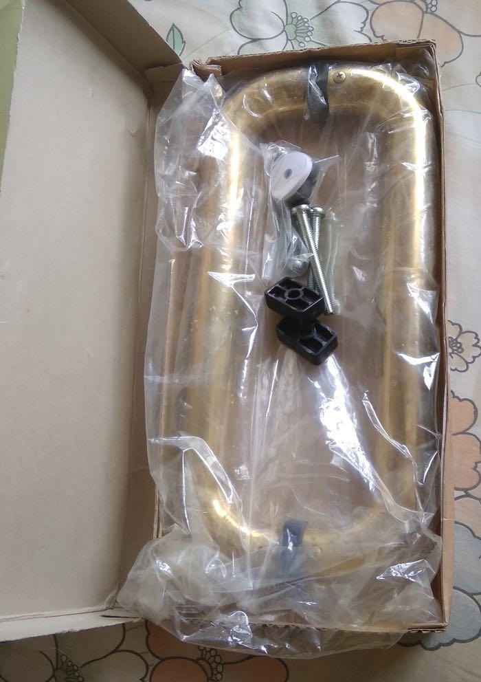 Pull Handle C utk pintu kaca/shower warna kuning emas/gold, Perabotan ...