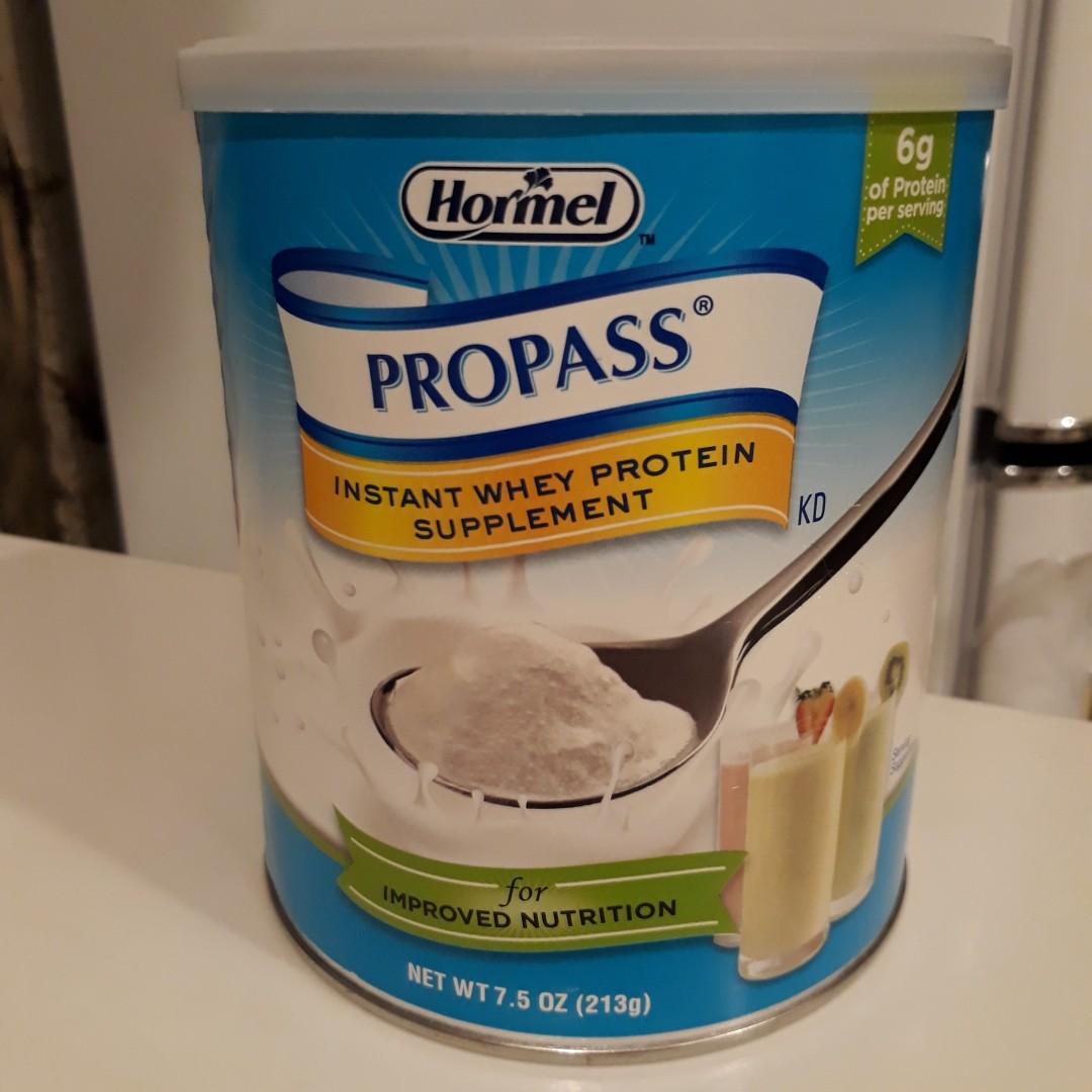 Hormel Propass Instant Whey Protein Supplement Beverage Powder, Health ...