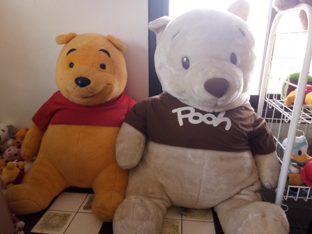 Human Size Winnie The Pooh Duo, Hobbies & Toys, Toys & Games on Carousell