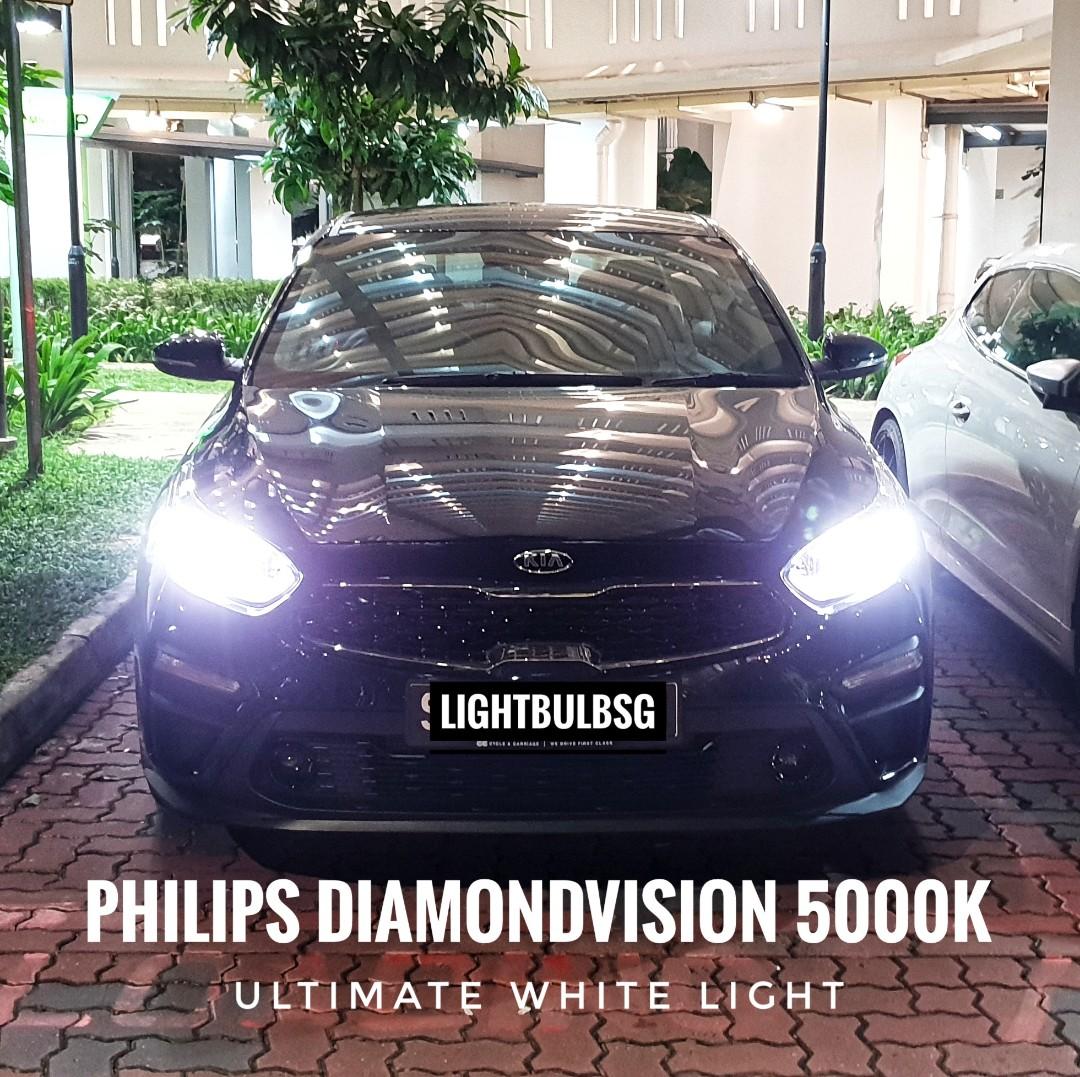 ⭐5000+ reviews. Hyundai Avante 2019/20. HB3 philips diamondvision white ...