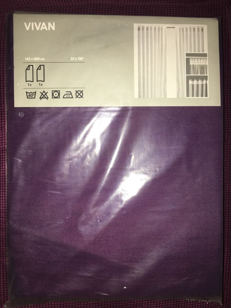 IKEA Vivan Curtain, Furniture & Home Living, Home Improvement ...