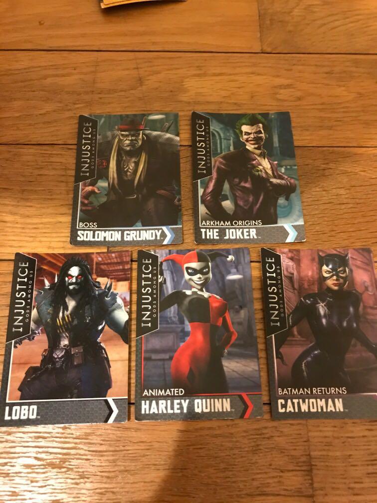 Injustice arcade game cards- gold, Hobbies & Toys, Toys & Games on ...