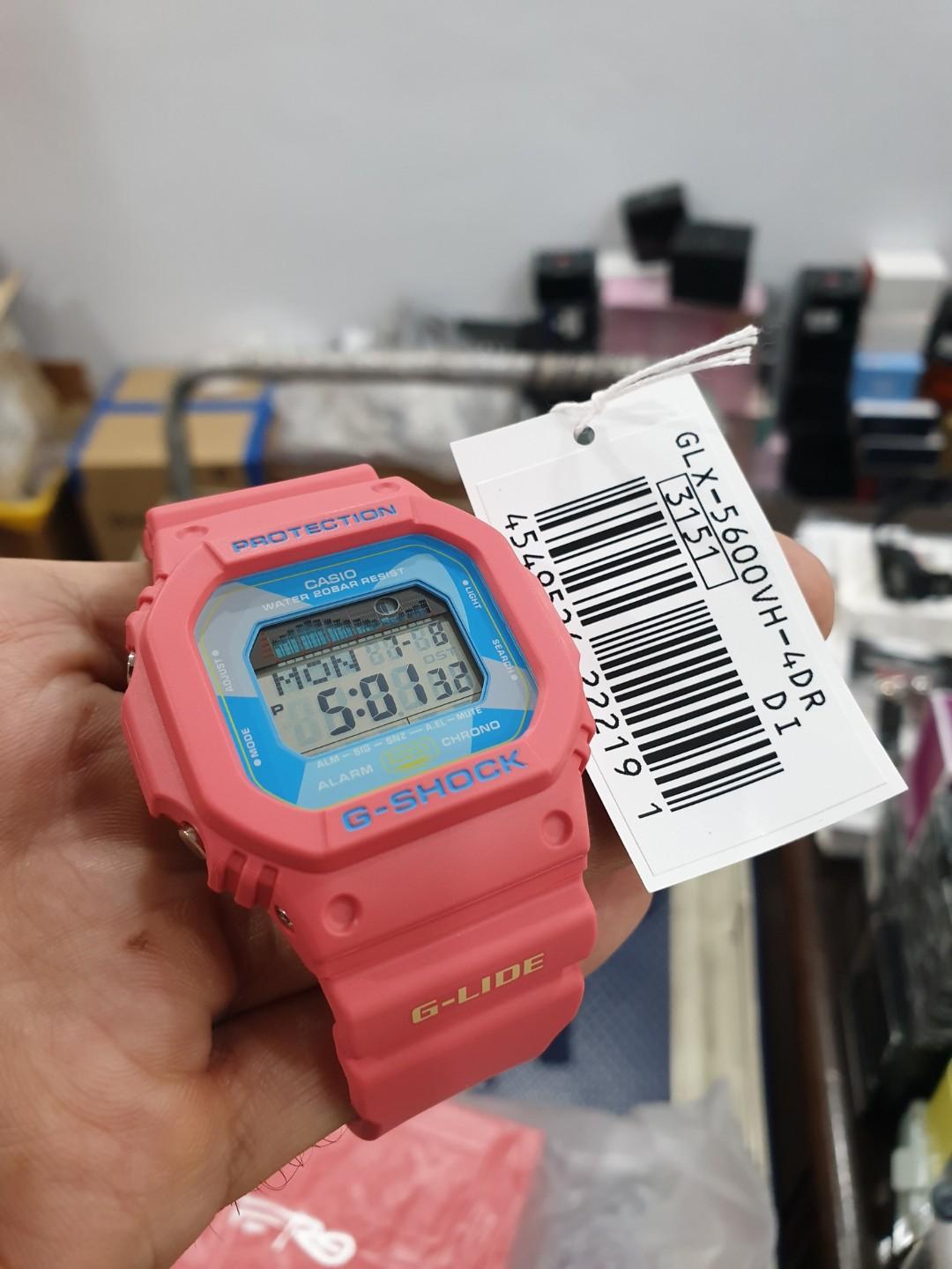 Jam Casio G-SHOCK ORIGINAL GLX-5600VH-4 TIDE GRAPH MOON PHASE 2019, Men ...