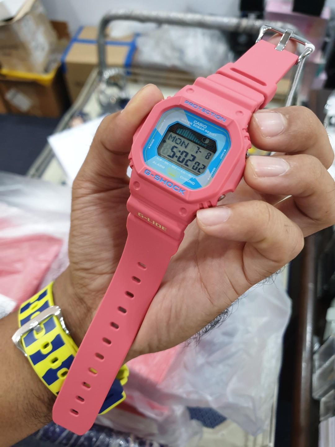 Jam Casio G-SHOCK ORIGINAL GLX-5600VH-4 TIDE GRAPH MOON PHASE 2019, Men ...