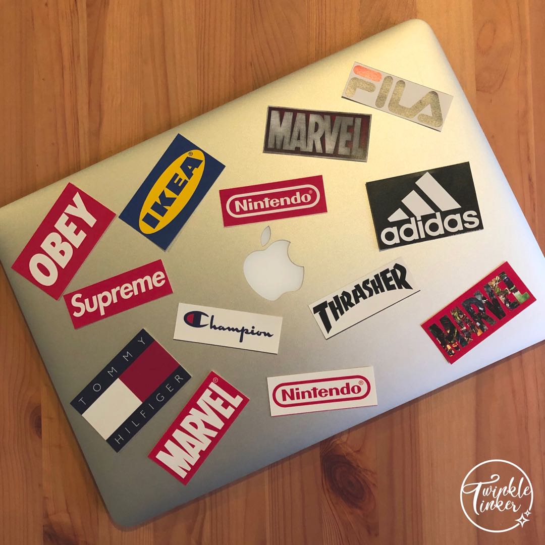LAPTOP STICKERS | small, Hobbies & Toys, Stationery & Craft, Stationery ...