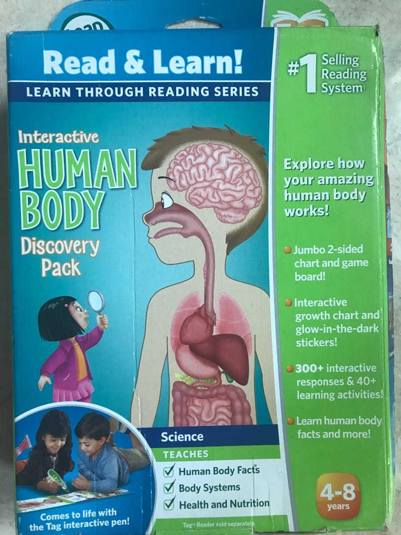 Leapfrog interactive human body, Hobbies & Toys, Books & Magazines ...