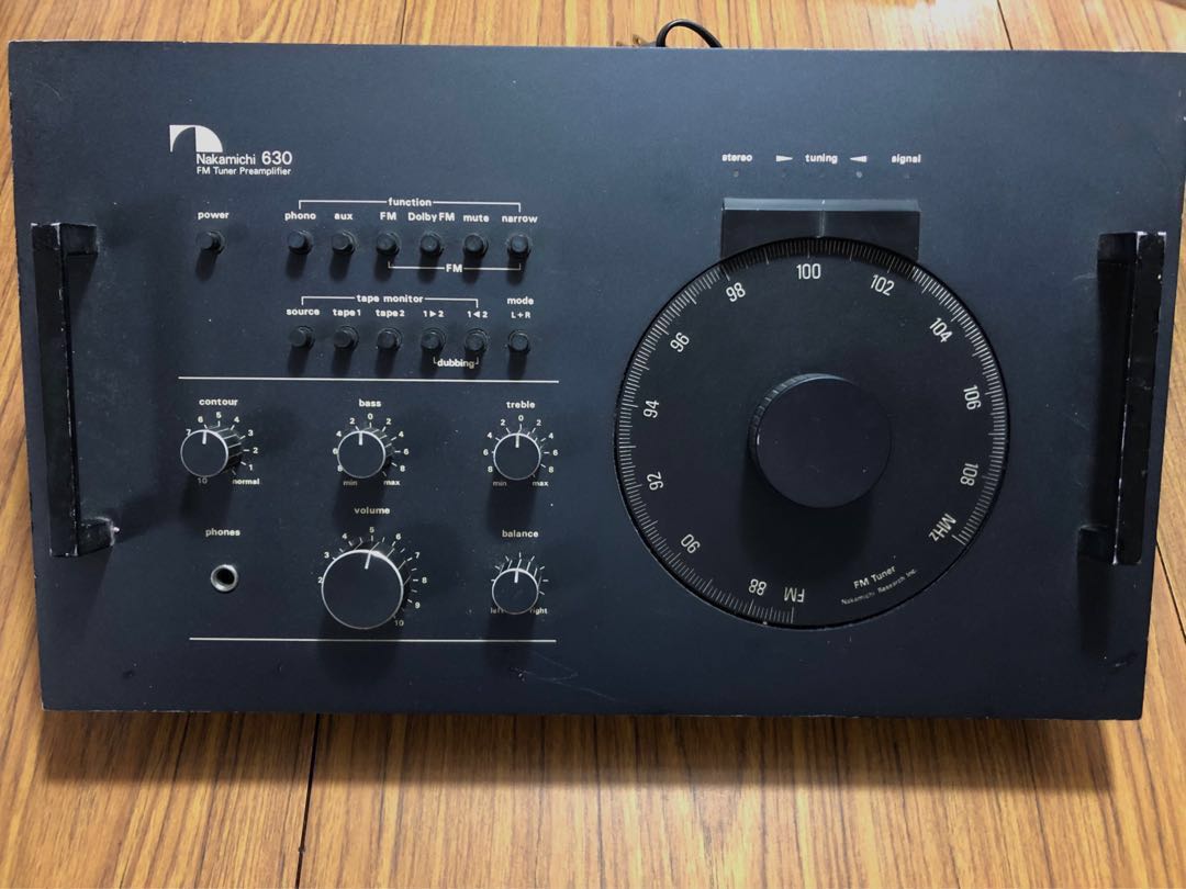 Legendary Nakamichi 630 Pre amplifier and tuner, Audio, Other Audio ...