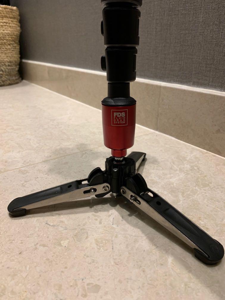 Manfrotto 560B-1 monpod Manfrotto 560B-1 Fluid Video Monopod RC2 Quick ...