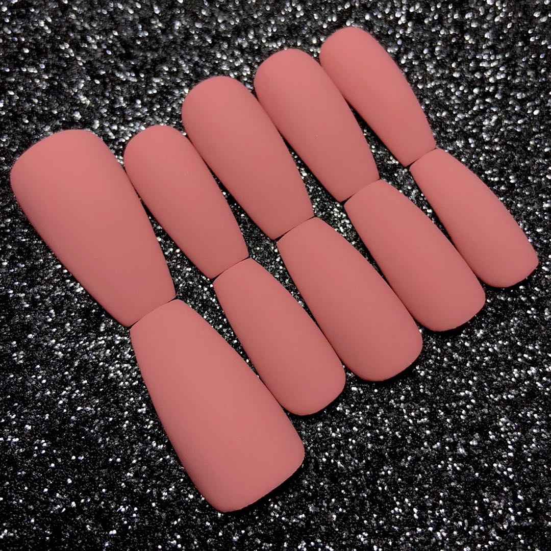 MATTE PRESS ON NAILS (fake / acrylic nails), Beauty & Personal Care ...