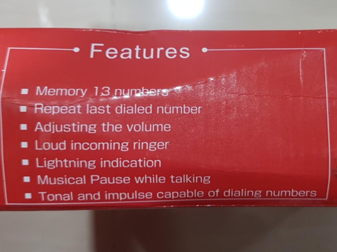 Ornin S016 Big Button Corded Telephone with Speaker, Hearing Aid ...