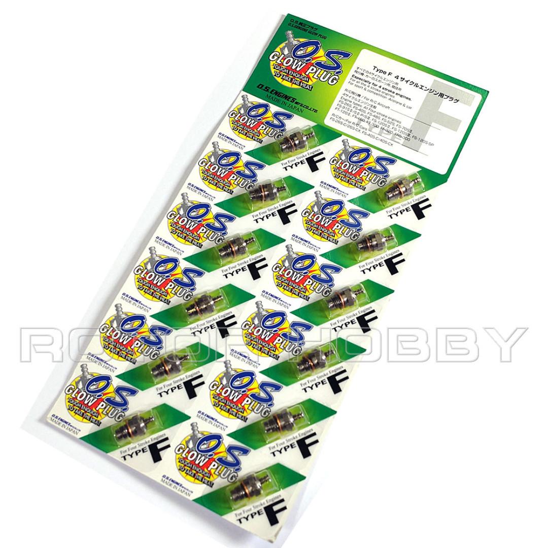 OS Engines F Glow Plug (Made in Japan) (1 piece) for 4 stroke model ...