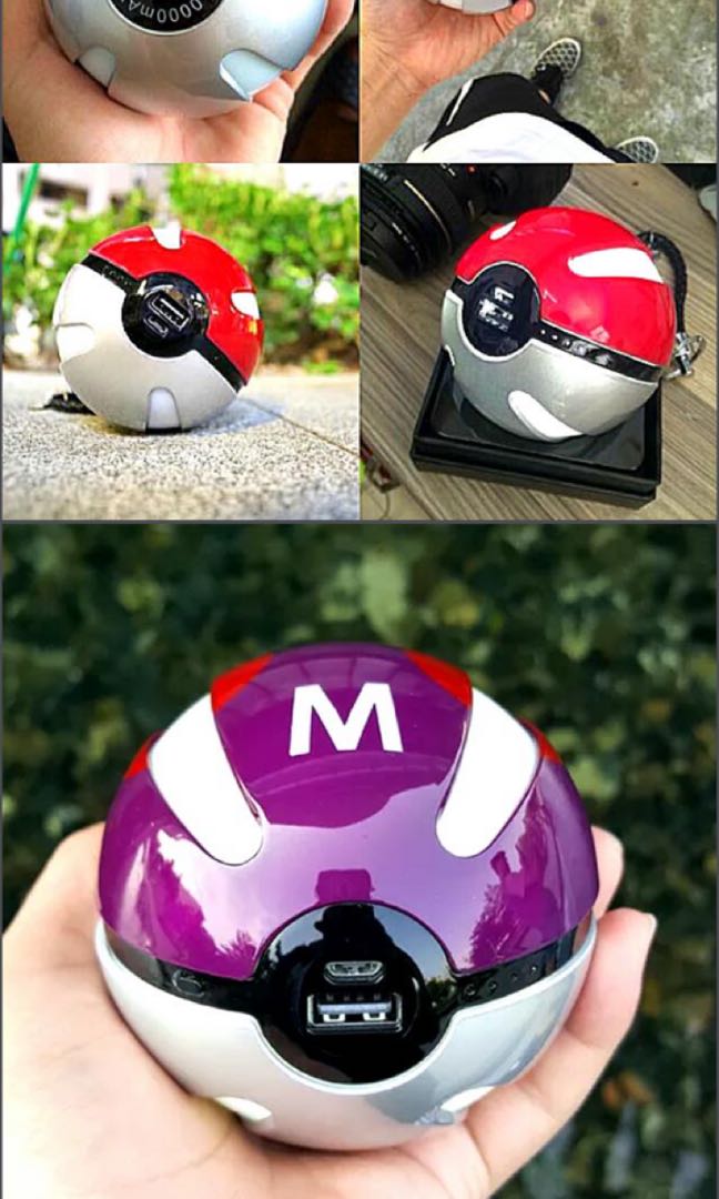 Pokeball POWERBANK 12000mah, Mobile Phones & Gadgets, Mobile & Gadget ...