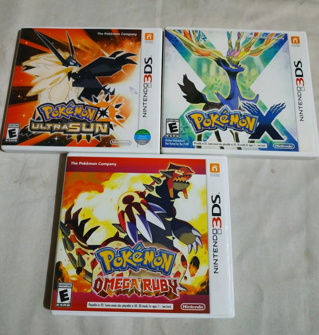 Pokemon Game Bundle 3DS, Video Gaming, Video Games, Nintendo on Carousell