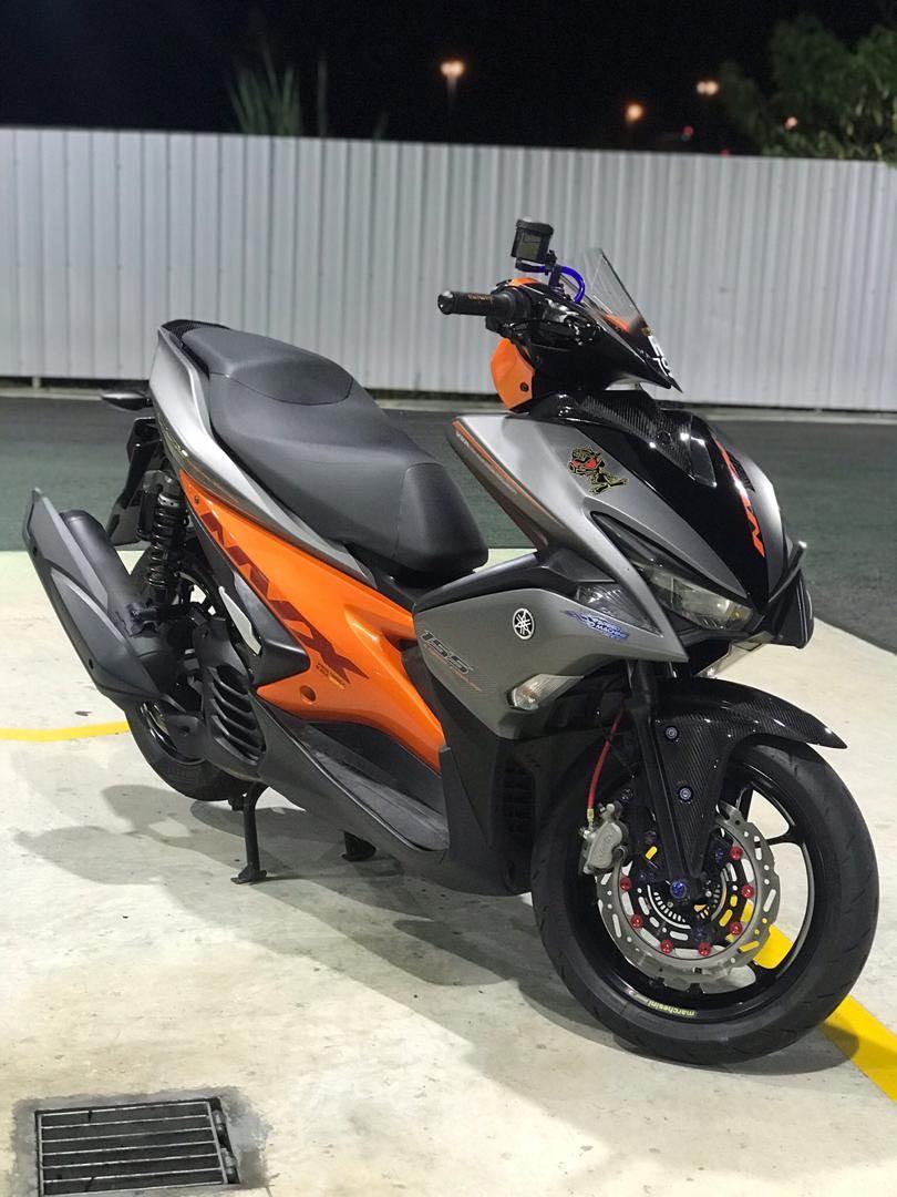 Rim nvx black colour, Motorbikes on Carousell