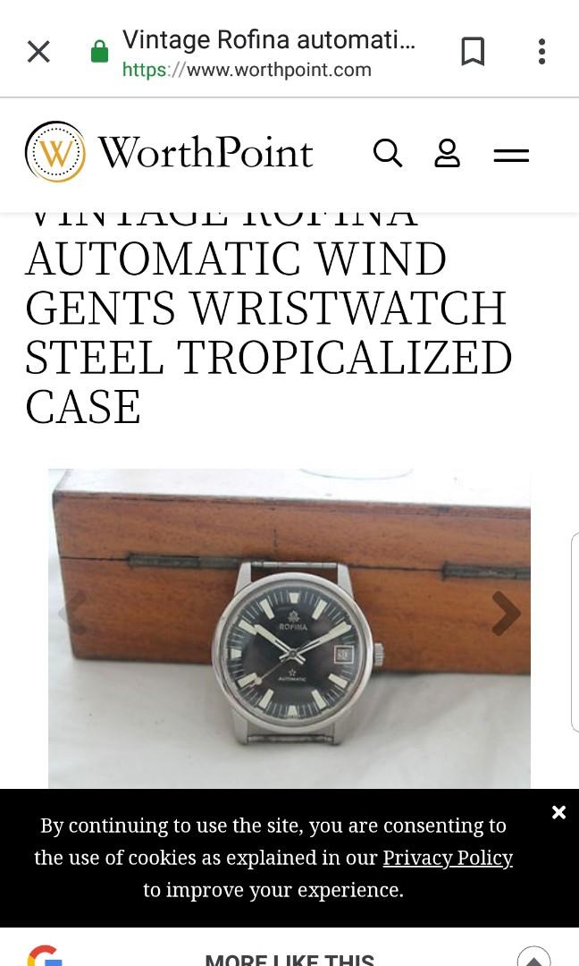 Rofina Automatic with locking crown Japan, Women's Fashion, Muslimah ...