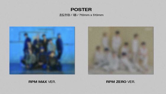 SF9 RPM POSTER, Hobbies & Toys, Memorabilia & Collectibles, K-Wave on ...