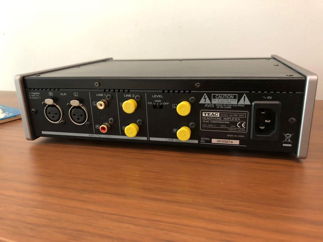 TEAC HA-501 Headphone amplifier w/ upgraded power cord, Audio, Other Audio Equipment on Carousell
