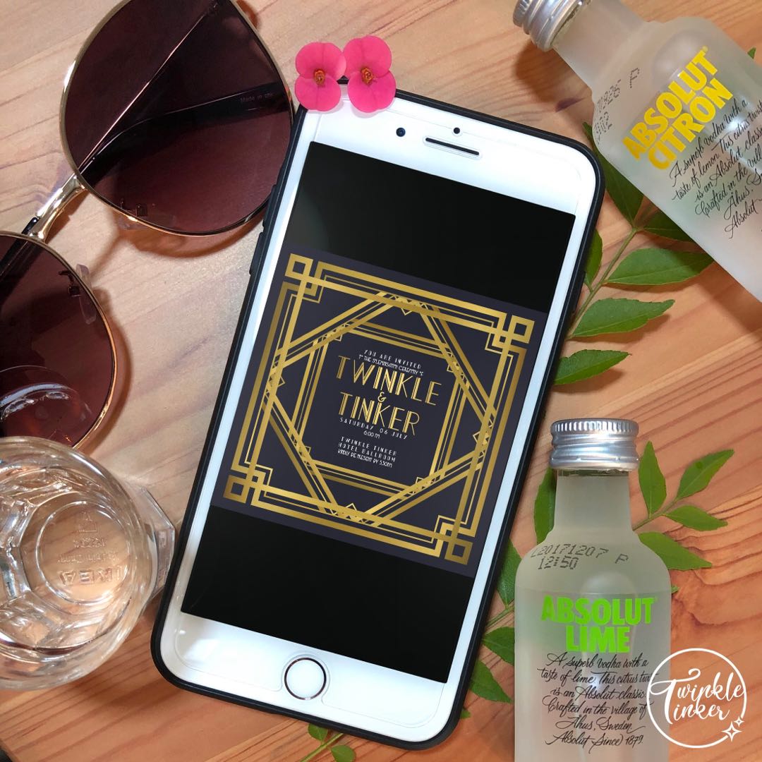 VINTAGE INVITATION DESIGN (softcopy only), Hobbies & Toys, Stationery & Craft, Art & Prints on ...