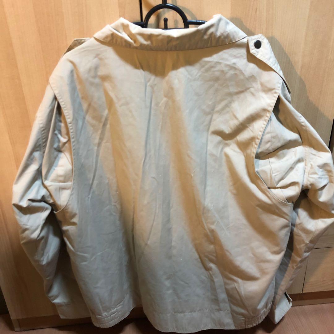 vintage old school bomber army beige jacket, Women's Fashion, Clothes ...