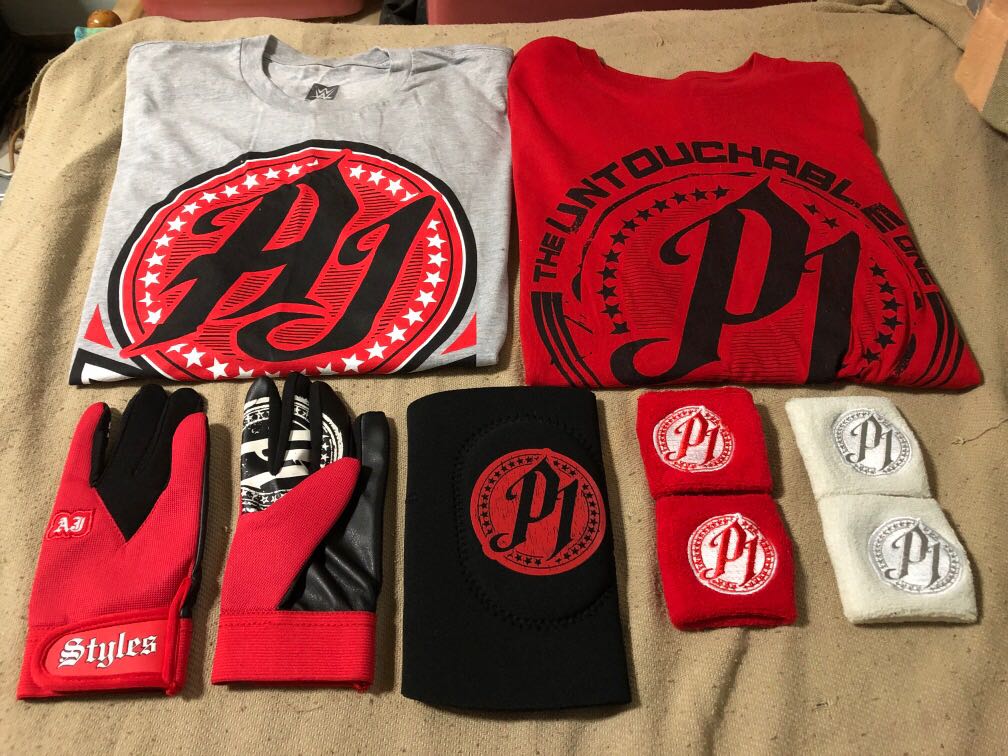 WWE AJ Styles T-Shirt Package, Men's Fashion, Tops & Sets, Tshirts ...
