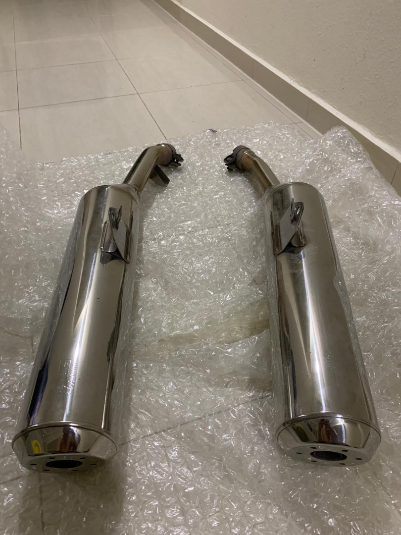 Yamaha FJR original exhaust, Motorcycles, Motorcycle Accessories on ...