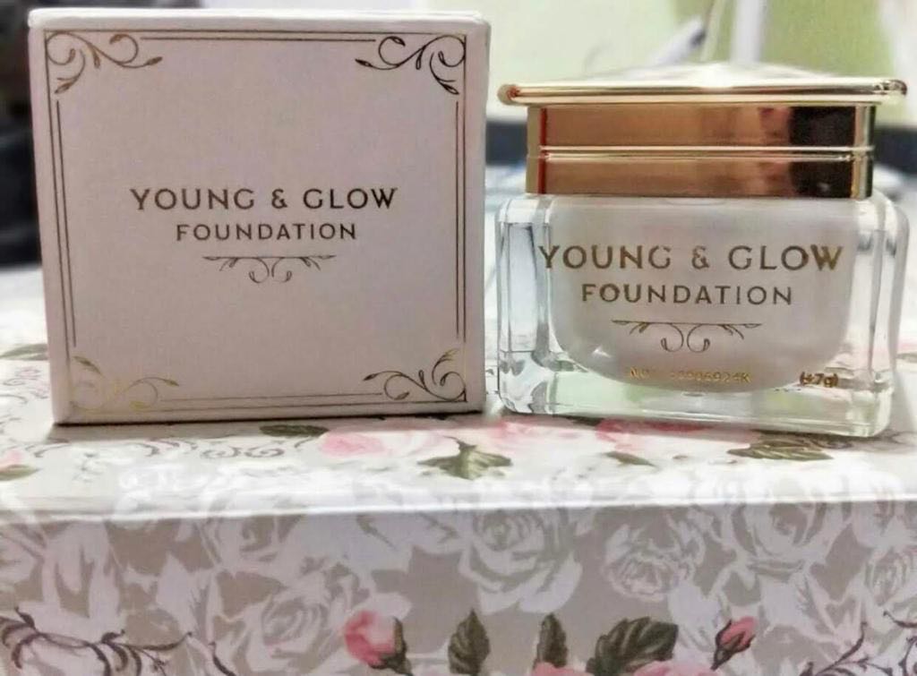 Young & Glow Foundation, Beauty & Personal Care, Face, Makeup on Carousell