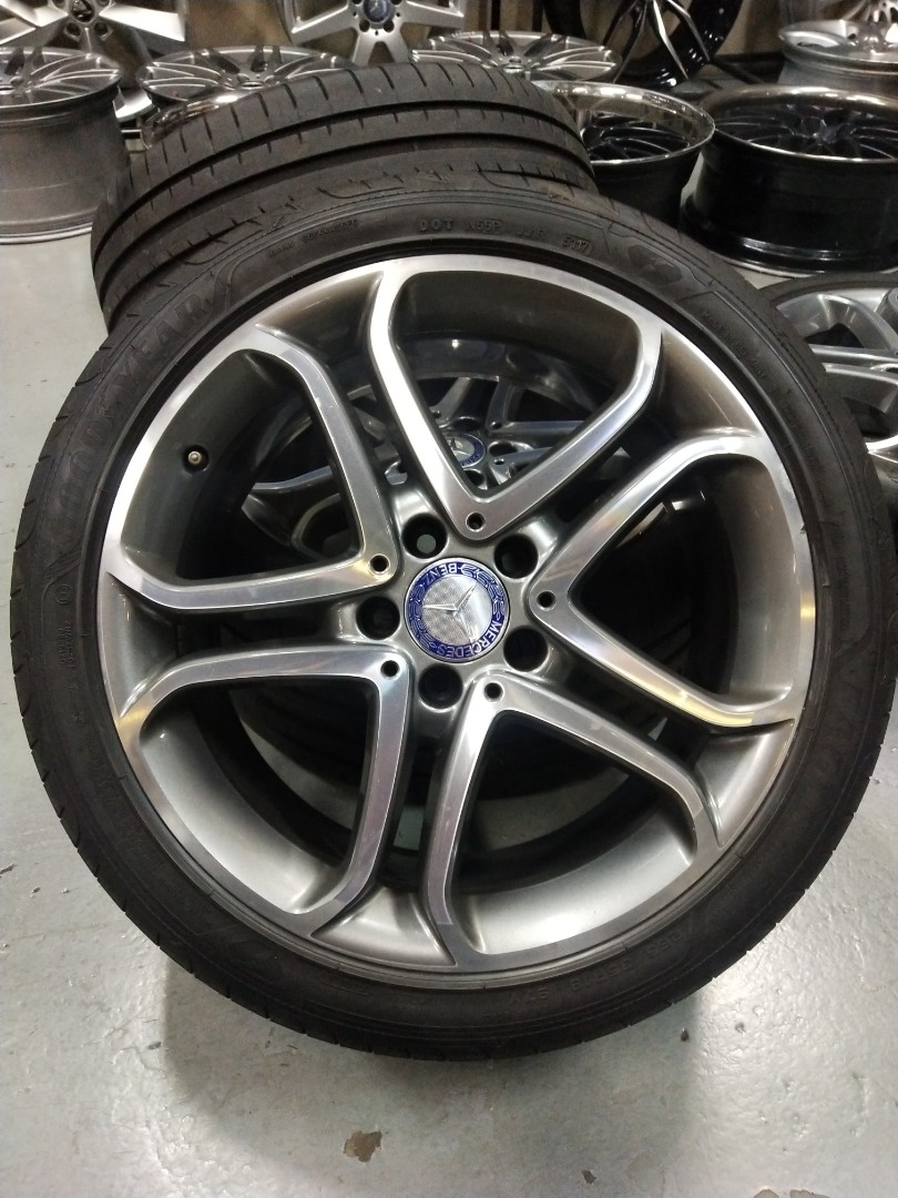 18" Mercedes w212 original rim, Car Accessories, Tyres & Rims on Carousell