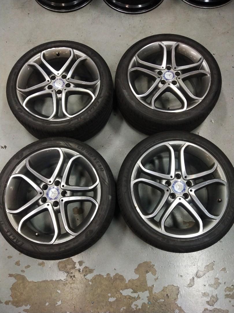 18" Mercedes w212 original rim, Car Accessories, Tyres & Rims on Carousell