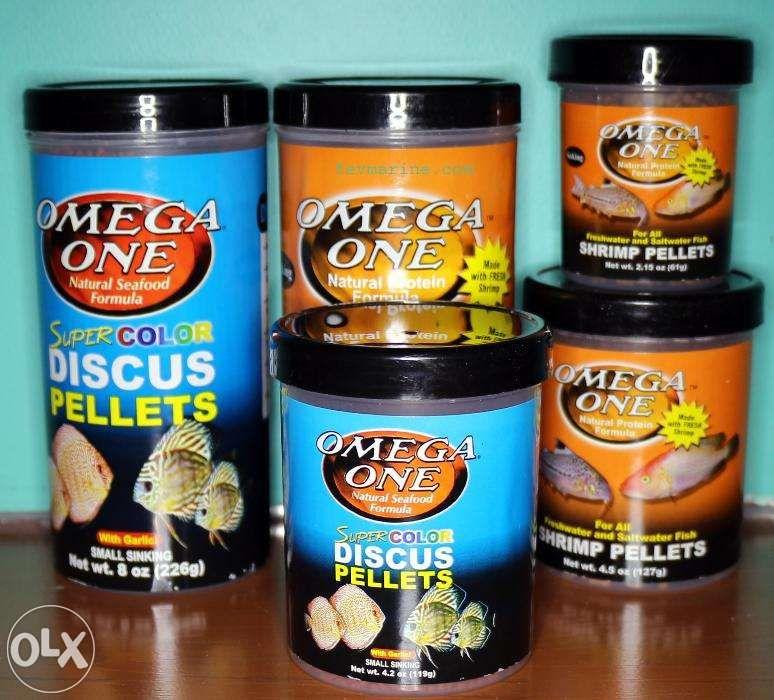 Omega One Aquarium Fish Food Pellets Flakes and Freeze Dried, Pet ...