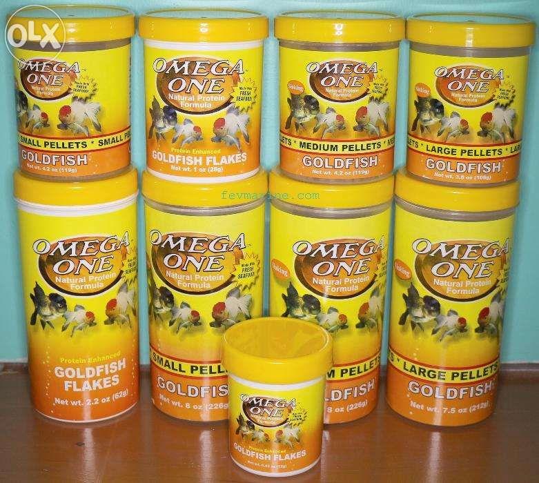 Omega One Aquarium Fish Food Pellets Flakes and Freeze Dried, Pet ...