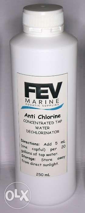 FEV Anti Chlorine Concentrated Tap Water Dechlorinator 500 mL, Pet ...