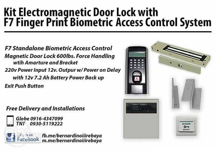 Magnetic Door Lock with F7 Biometric attendance Packages, Furniture ...