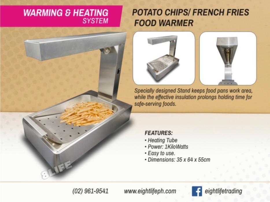 Stainless Steel Potato Chips warmer Food heater French Fries warmer, TV ...