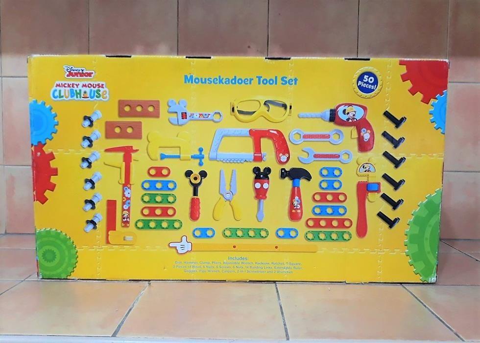 Disney Mickey Mouse ClubHouse Mousekadoer 50 Piece Tool Set, Babies ...