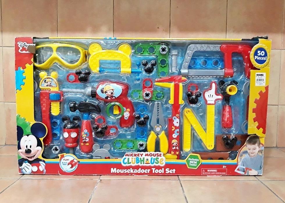 Disney Mickey Mouse ClubHouse Mousekadoer 50 Piece Tool Set, Babies ...