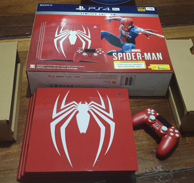 Ps4 PRO Spiderman Limited Edition, Video Gaming, Video Game Consoles ...