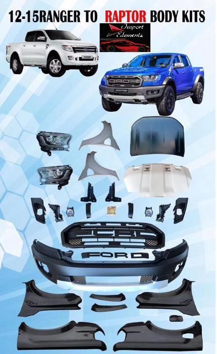 2012 to 2020 Ford Ranger Raptor Conversion Kit With Wide Fender Flare ...