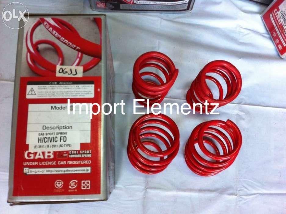 2006 Honda Civic FD lowering spring Gab sport Japan 15 inch drop, Car ...