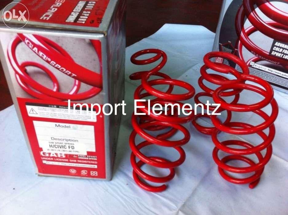 2006 Honda Civic FD lowering spring Gab sport Japan 15 inch drop, Car ...