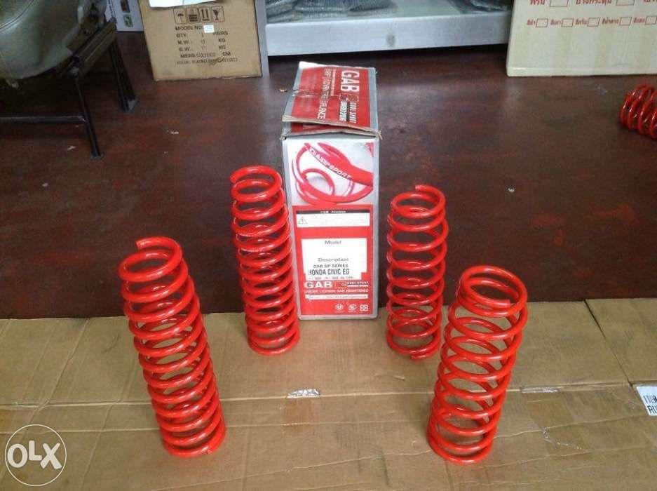 Honda Civic Eg Lowering spring 1.5 inch drop Gab sport Japan, Car Parts ...