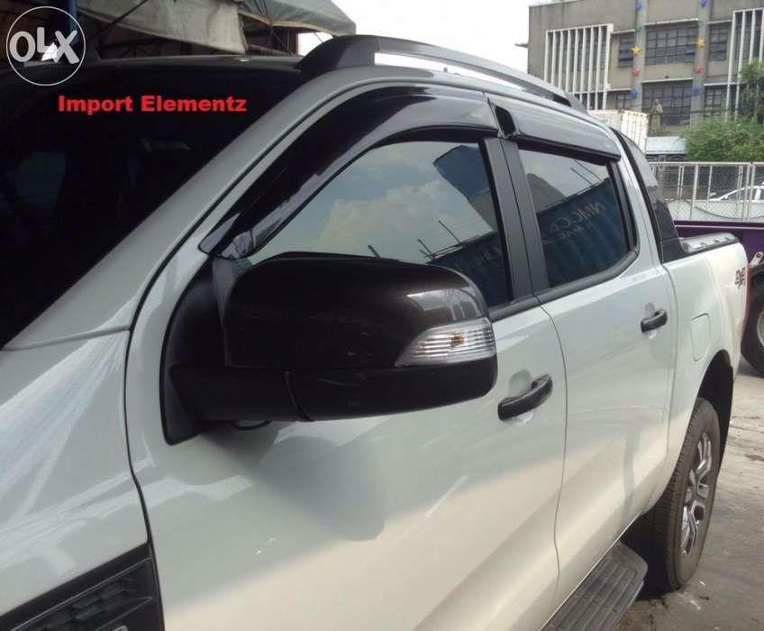 2012 to 2023 Ford Ranger t7 rain gutter Window visor Thailand Door, Car ...